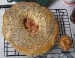Giant Bagel, Bacon, and Egg - Pimp That Snack - Epically Supersized Food